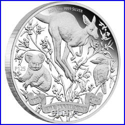 2024 Australia Perth Mint 125th Anniversary $1 1oz Silver Proof Box COA ...